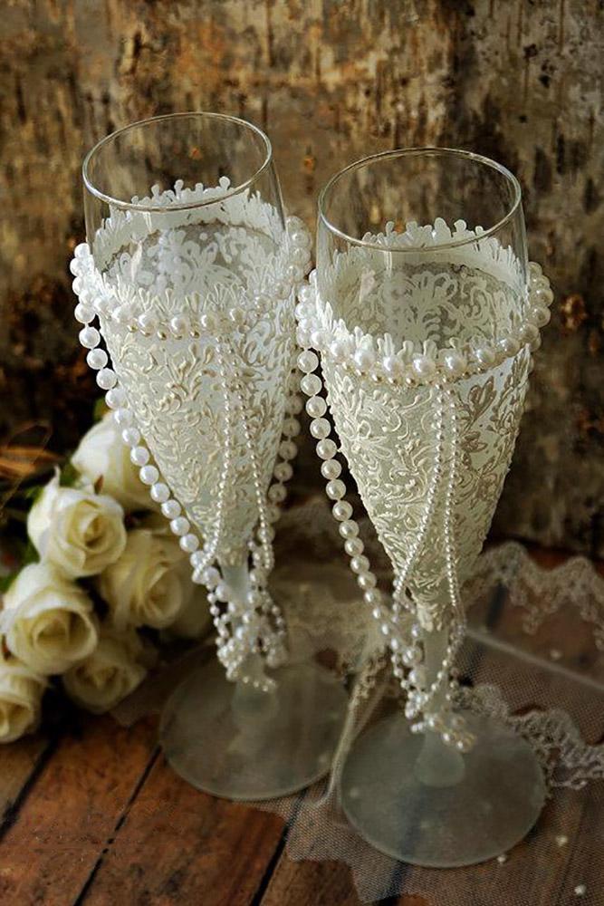 30 Beautiful Wedding Glasses Décor Ideas | Wedding Forward