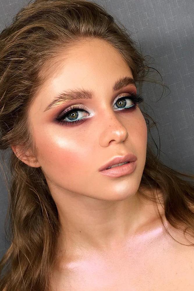 36 Bright Wedding Makeup Ideas For Brunettes Page 9 Of 13 Wedding