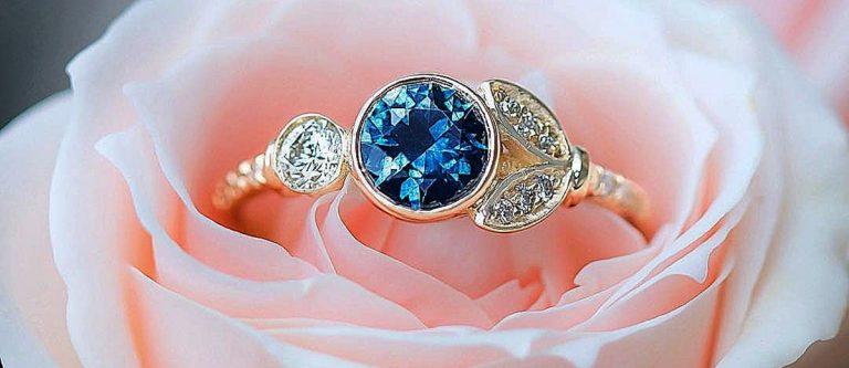 30 Vivid Sapphire Engagement Rings | Wedding Forward