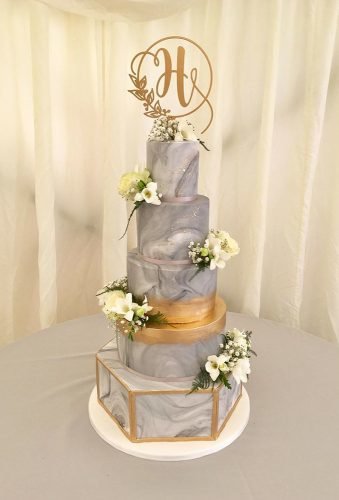 36 Trendy Marble Wedding Cakes | Wedding Forward