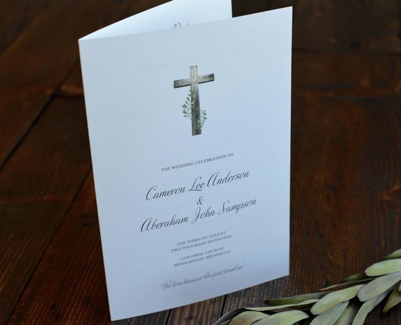 Religious Wedding Program Templates And Wording | Wedding Forward