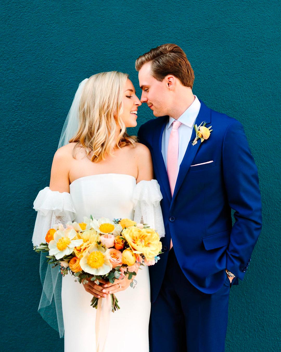 Royal Blue And Yellow Weddings