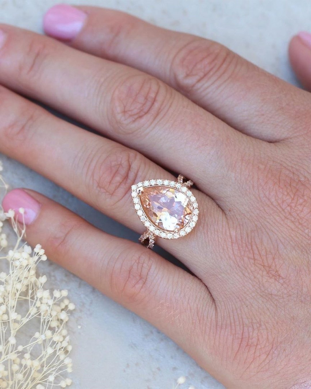 Morganite Engagement Rings We Are Obsessed With | Wedding Forward