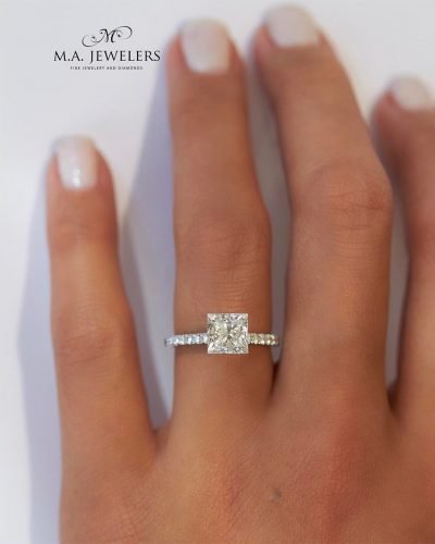 Princess Cut Engagement Rings: 36 Engagement Rings We Adore