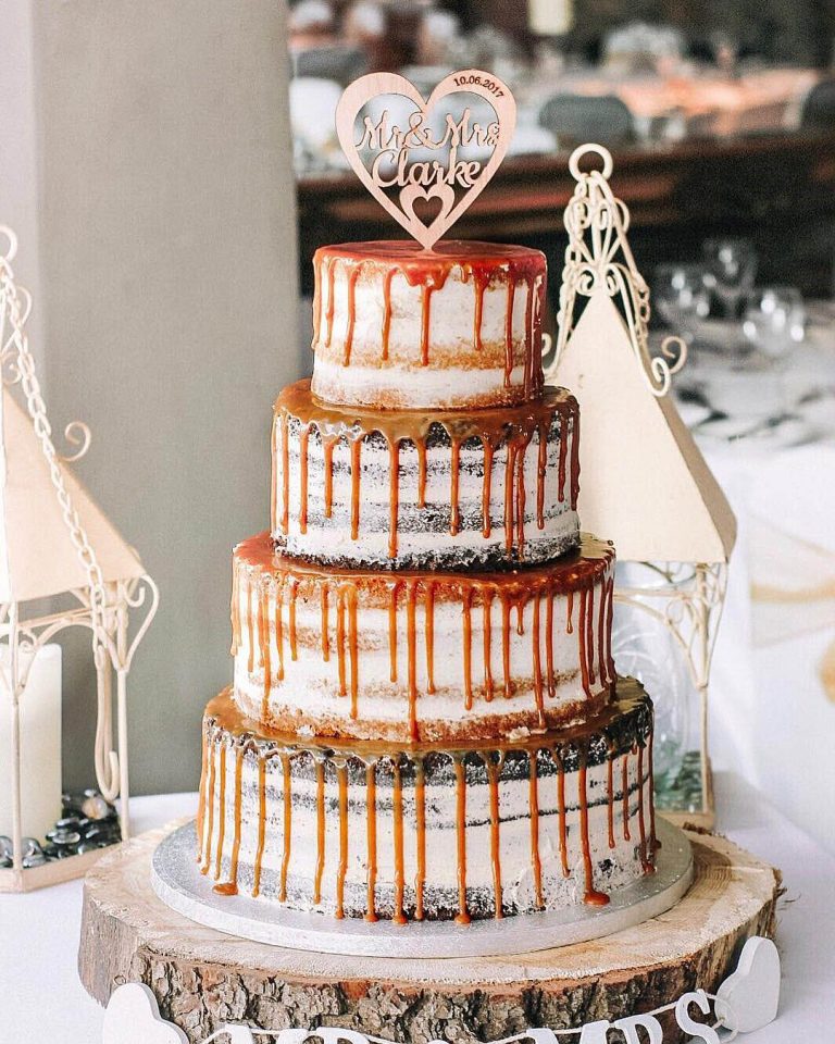 Drip Wedding Cakes: 42 Unique Cake Ideas For Your Wedding