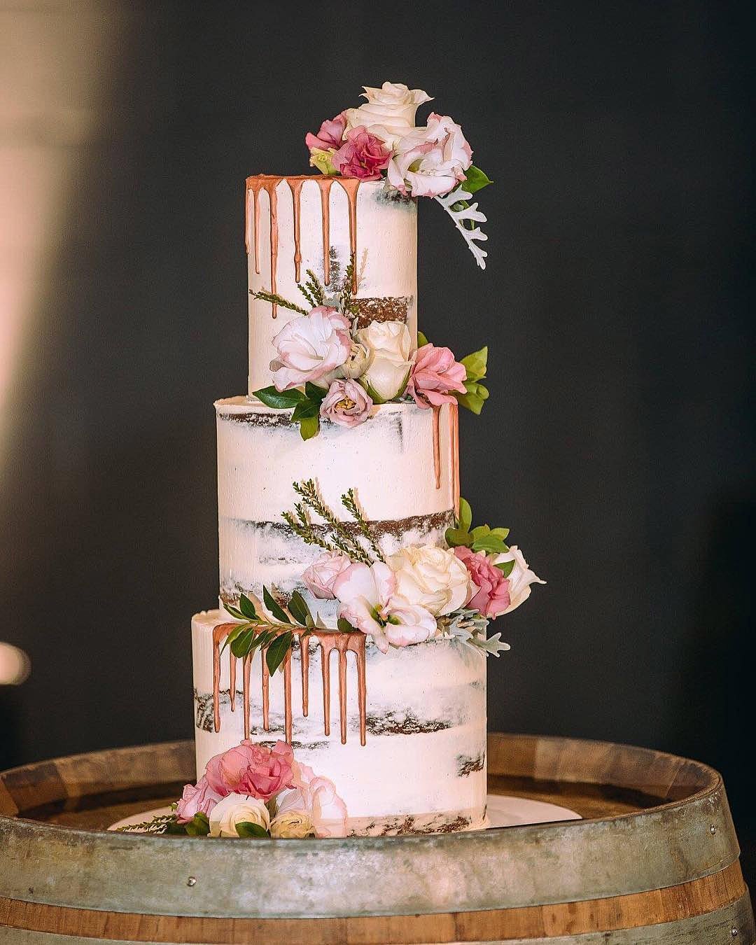 Drip Wedding Cakes: 42 Unique Cake Ideas For Your Wedding