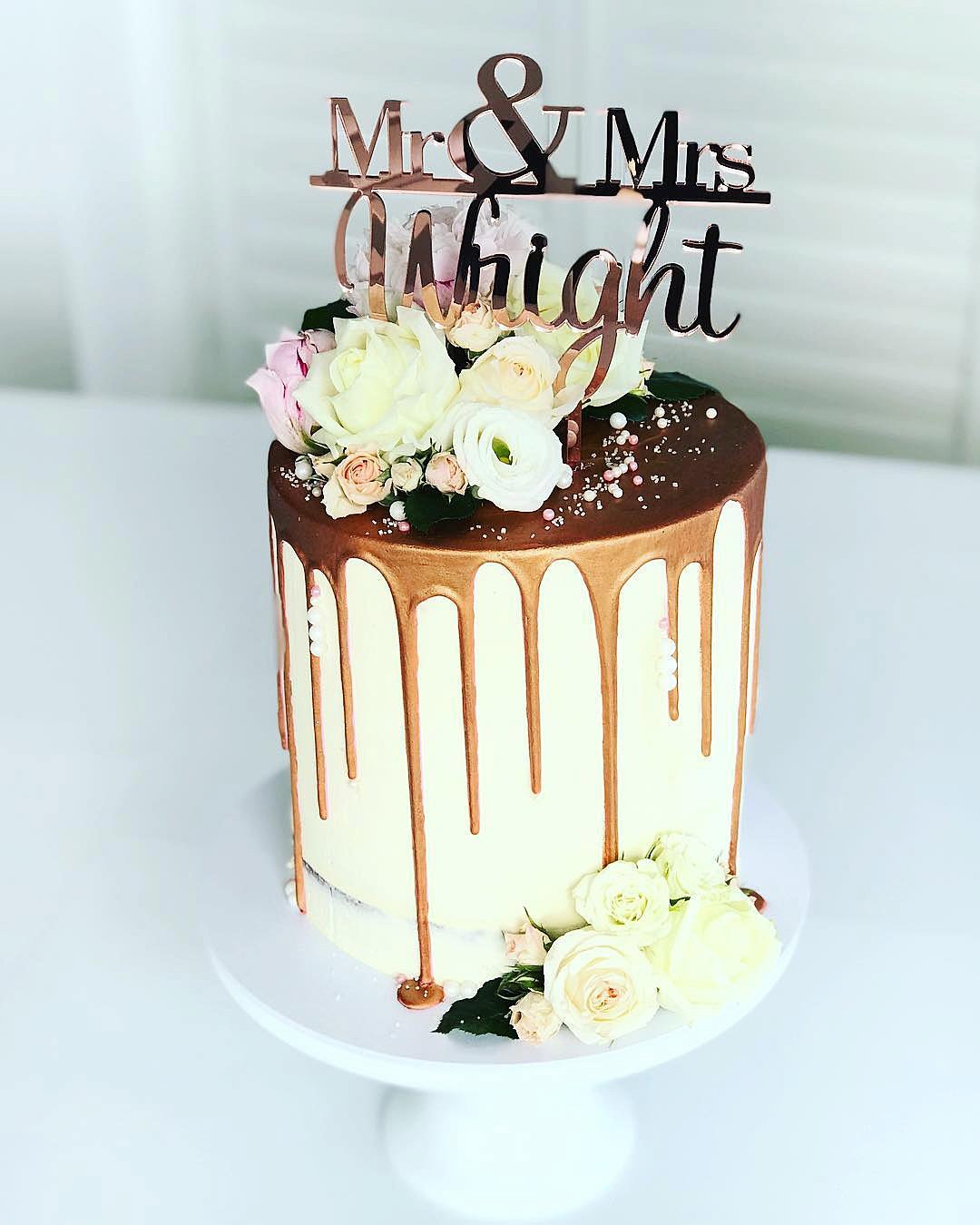 Drip Wedding Cakes: 42 Unique Cake Ideas For Your Wedding