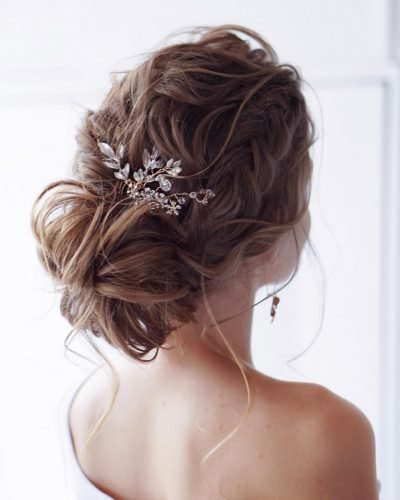 36 Pretty Swept-Back Wedding Hairstyles | Wedding Forward