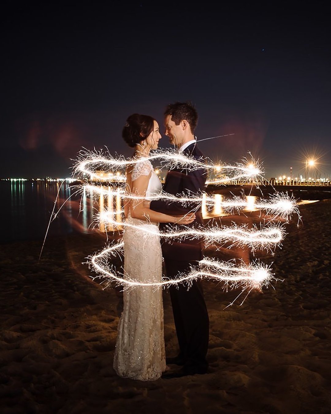 Sparkler Photo Ideas & Tips For Your Wedding | Wedding Forward
