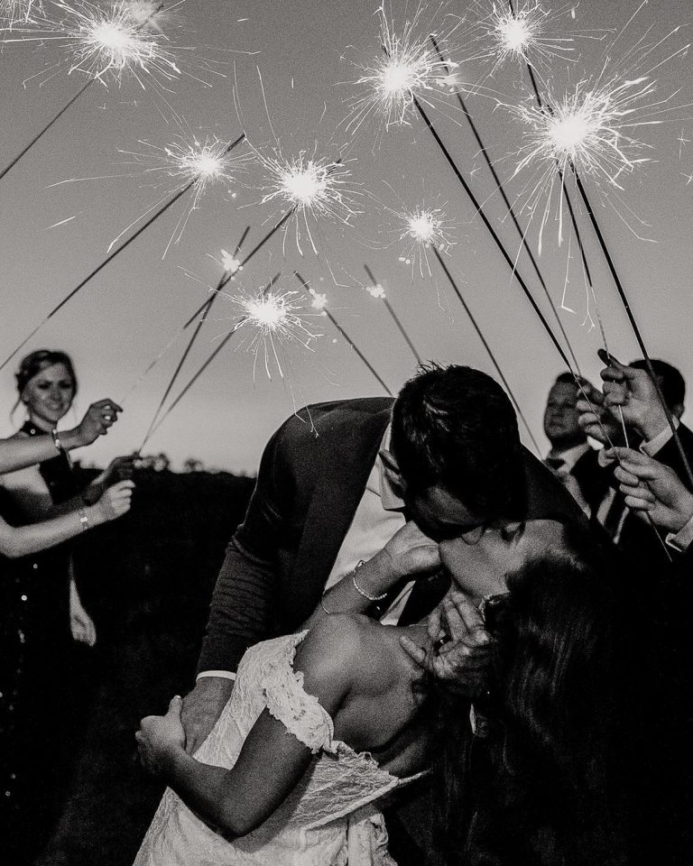 Sparkler Photo Ideas & Tips For Your Wedding | Wedding Forward