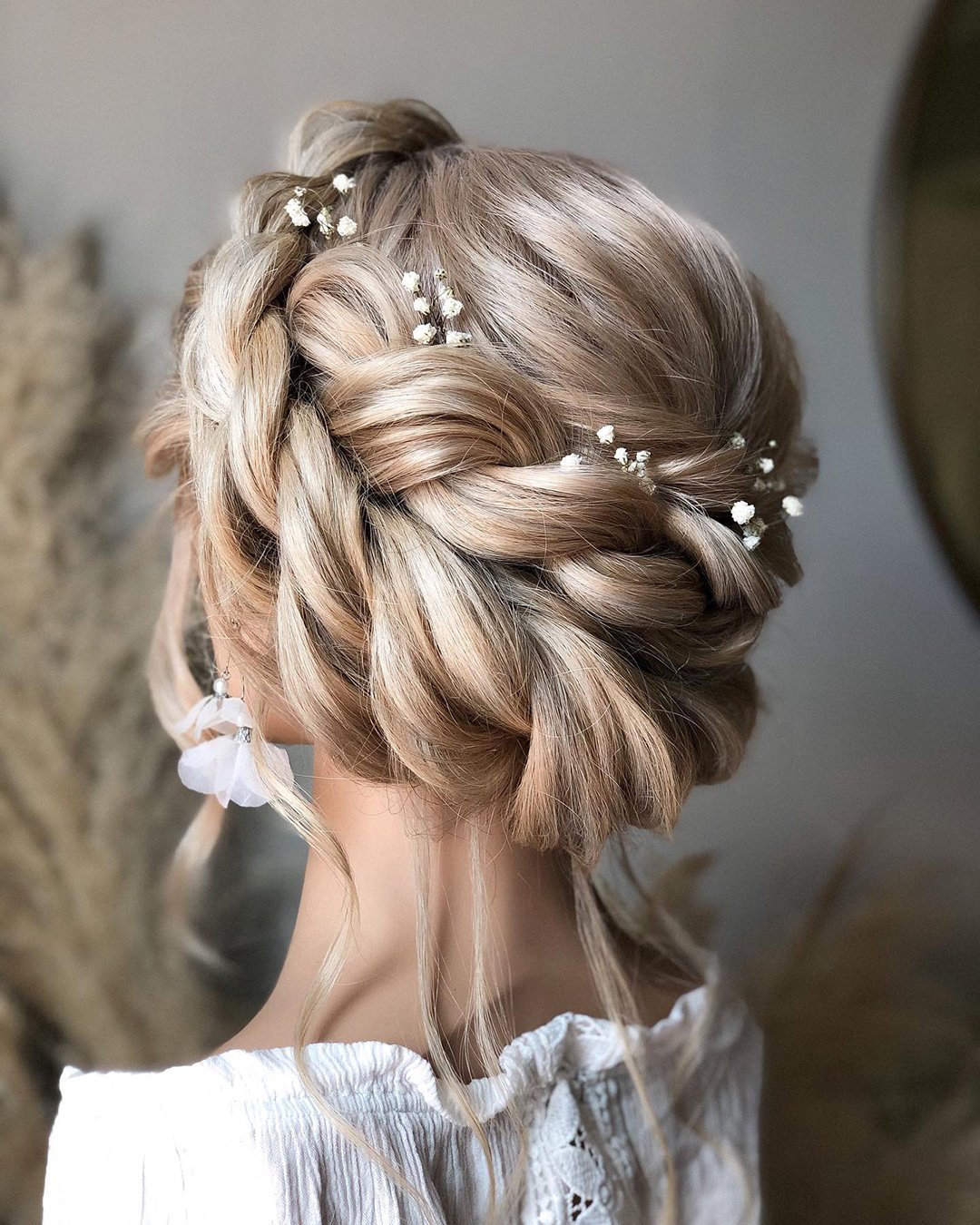 Country Wedding Braided Hairstyles