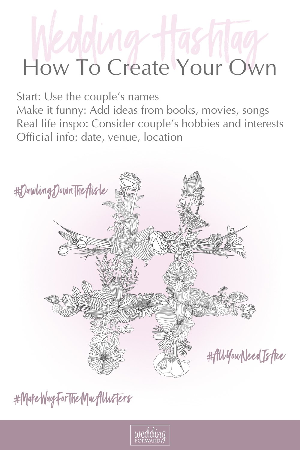 Wedding Hashtags: 50+ Unique Ideas & Generators Reviews