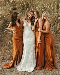 Rust Bridesmaid Dress Ideas— 16 Trendy Gowns + FAQs