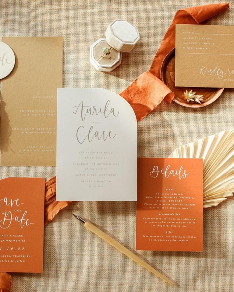 Terracotta Wedding Invitations: Set The Tone For Your Wedding