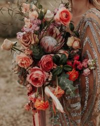 Rust Wedding Flowers: 18 Bouquets What Will Inspire You