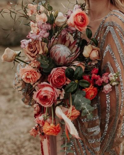 Rust Wedding Flowers: 18 Bouquets What Will Inspire You