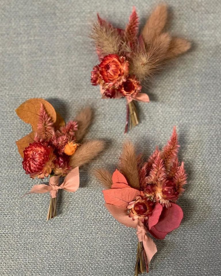 Rust Wedding Flowers: 18 Bouquets What Will Inspire You