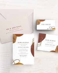 Rust Wedding Invitations: Depart From Tradition The Modern Way