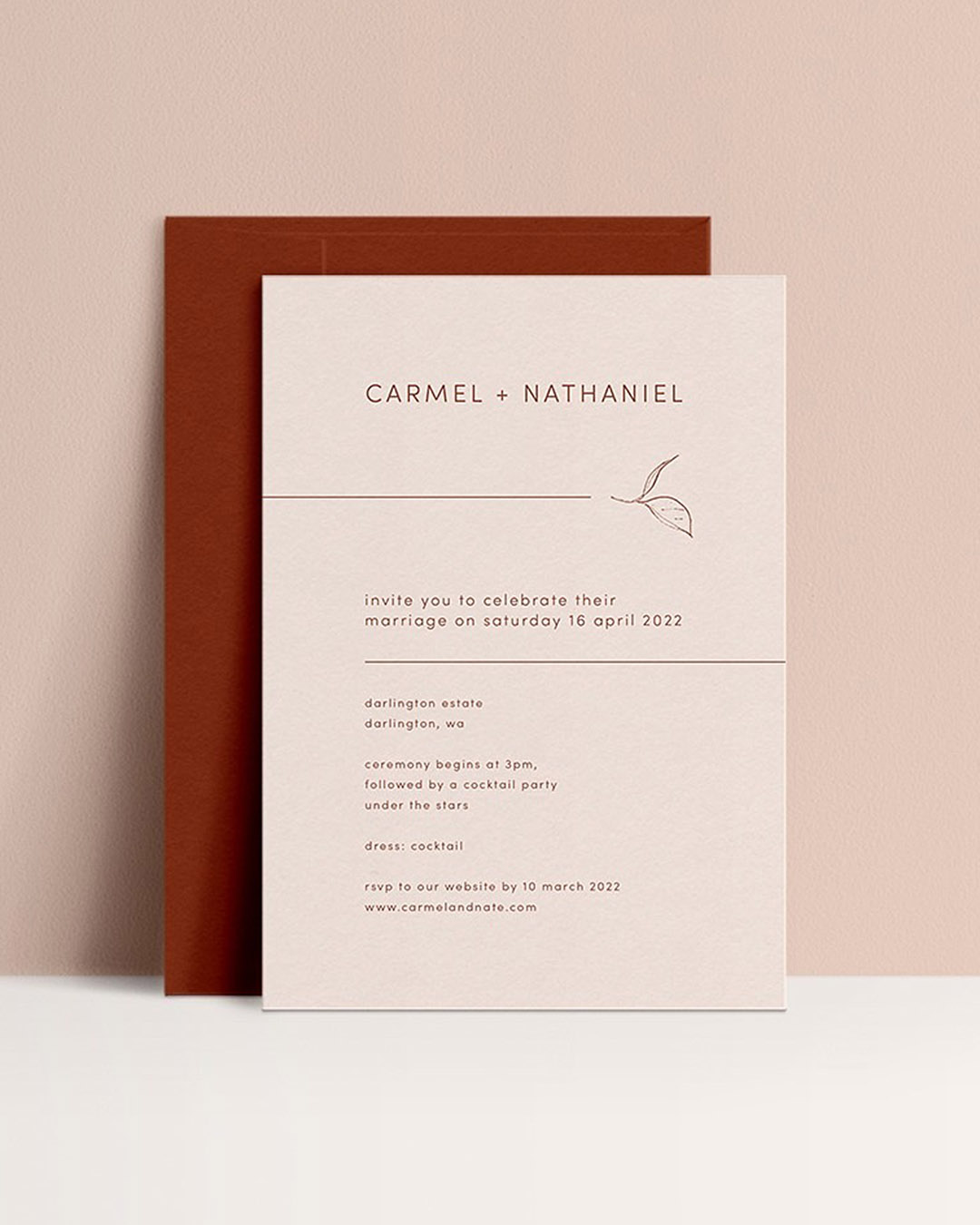 Rust Wedding Invitations: Depart From Tradition The Modern Way
