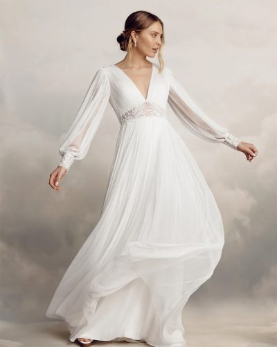Greek Wedding Dresses: 21 Goddesses Styles + FAQs