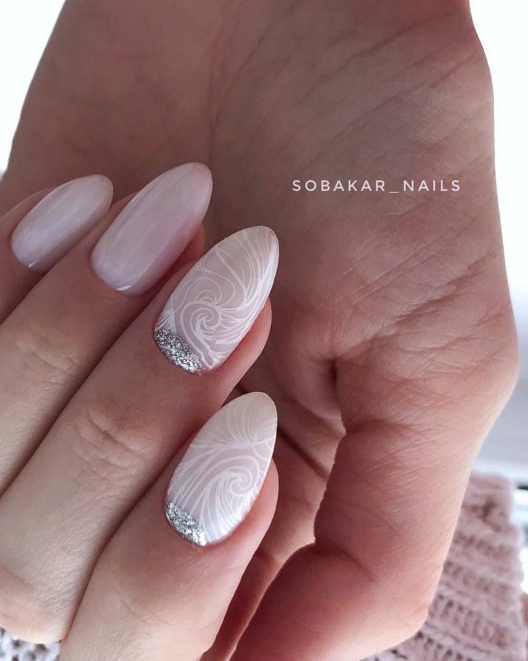 Lace Wedding Nails 20 Ideas For Incoming Brides