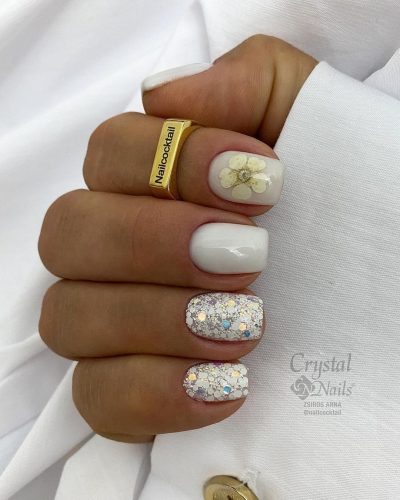 Short Wedding Nails: 40 Stunning And Creative Ideas For Bride