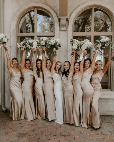 Champagne Bridesmaid Dresses: Ideas To Make A Statement + FAQs Champagne Bridesmaid Dresses: Ideas To Make A Statement + FAQs