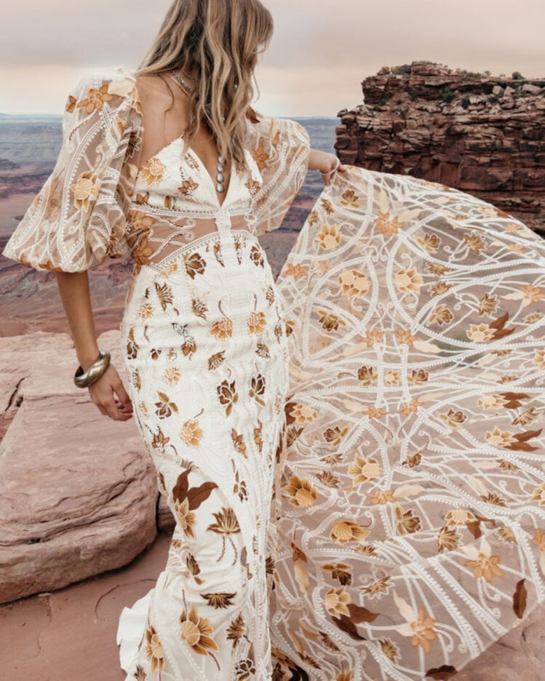 Embroidered Wedding Dresses: 10 Unusual Styles + FAQs