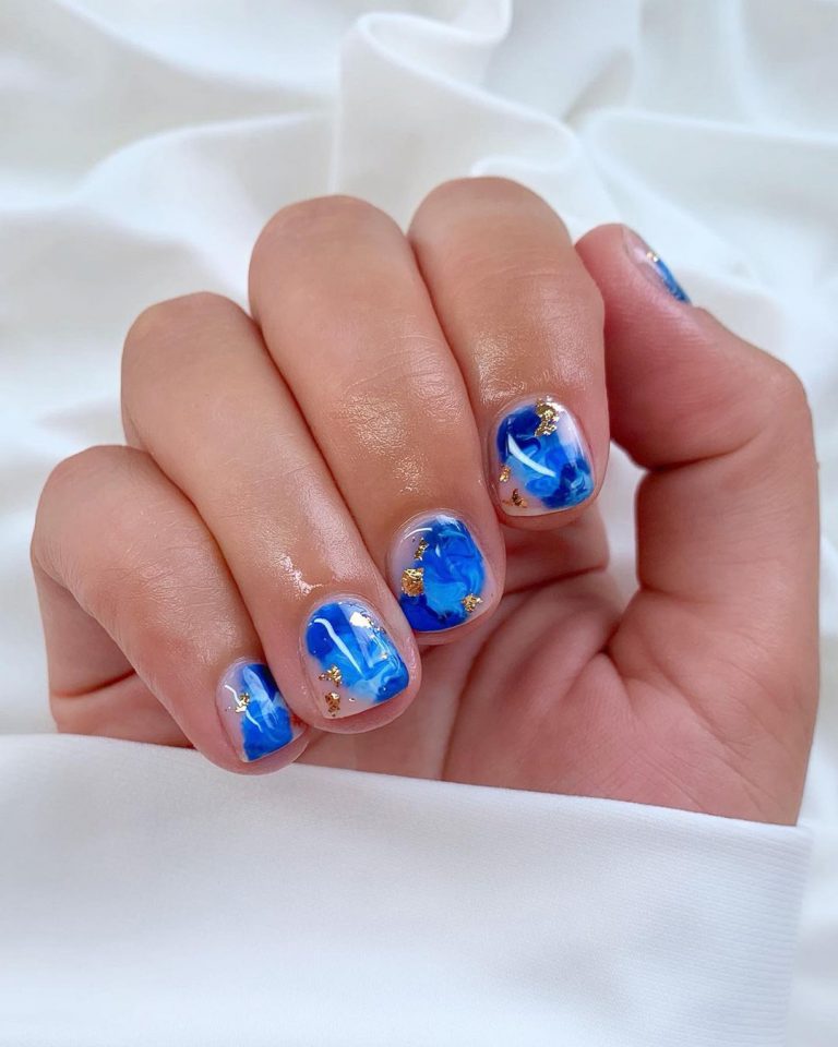 Navy Blue Wedding Nails Design Ideas For 2023