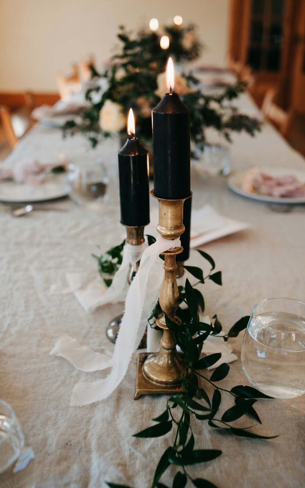 Centerpiece Ideas Black Tie